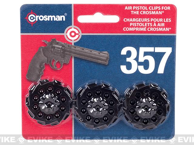 Crosman Spare Pellet Clips for Vigilante & 357 CO2 Powered Airgun ...