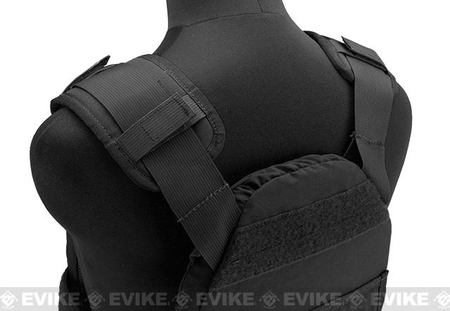 HSGI SPC Slick Plate Carrier (Color: Black / Medium), Tactical Gear ...