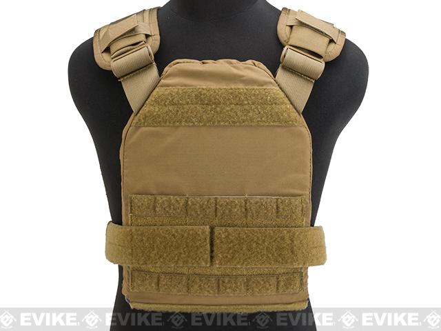 HSGI SPC Slick Plate Carrier (Color: Coyote Brown / Large), Tactical ...