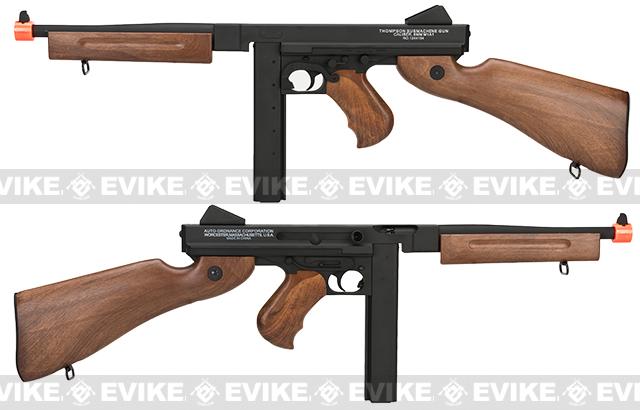 z Cybergun Licensed Thompson M1A1 Airsoft AEG Rifle (Metal Receiver ...