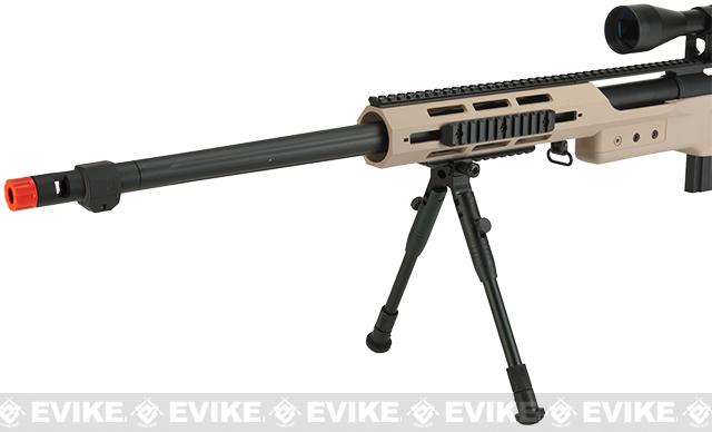 WELL MB4411D Bolt Action Airsoft Sniper Rifle (Color: Tan), Airsoft ...