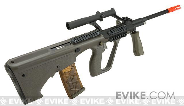 Army Armament AUG A1 Military Airsoft AEG Rifle w/ Integrated Scope ...