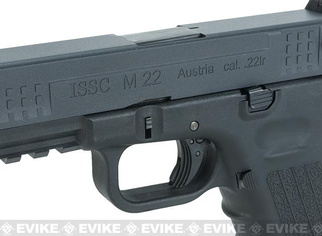 ISSC Licensed M-22 Full Metal Airsoft GBB Gas Blowback Pistol by WE ...
