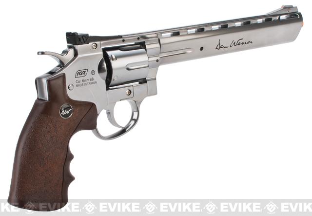 z ASG Licensed Dan Wesson WG CO2 Full Metal High Power Airsoft 6mm Magnum Gas Revolver (Length ...