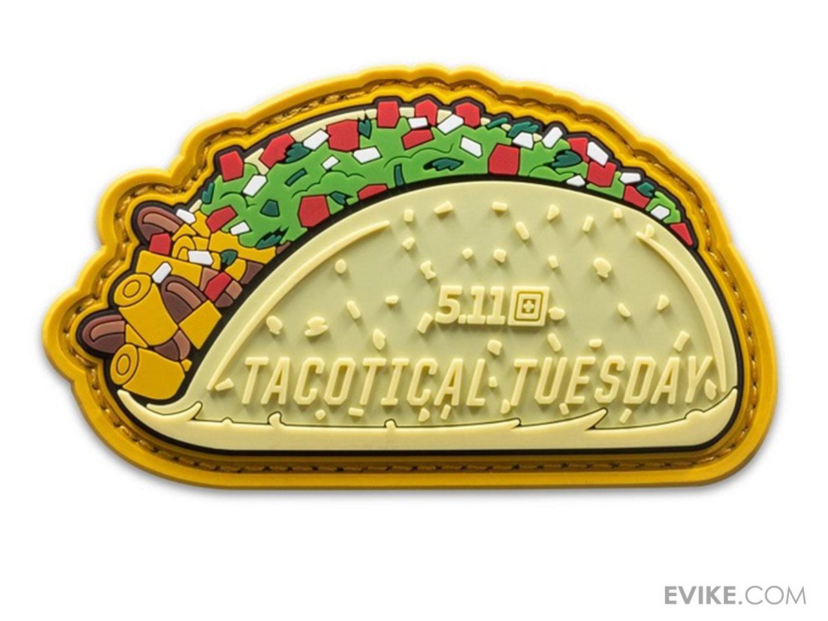 5.11 Tactical "Taco-ticle" PVC Morale Patch, Tactical Gear/Apparel, Patches - Evike.com Airsoft ...