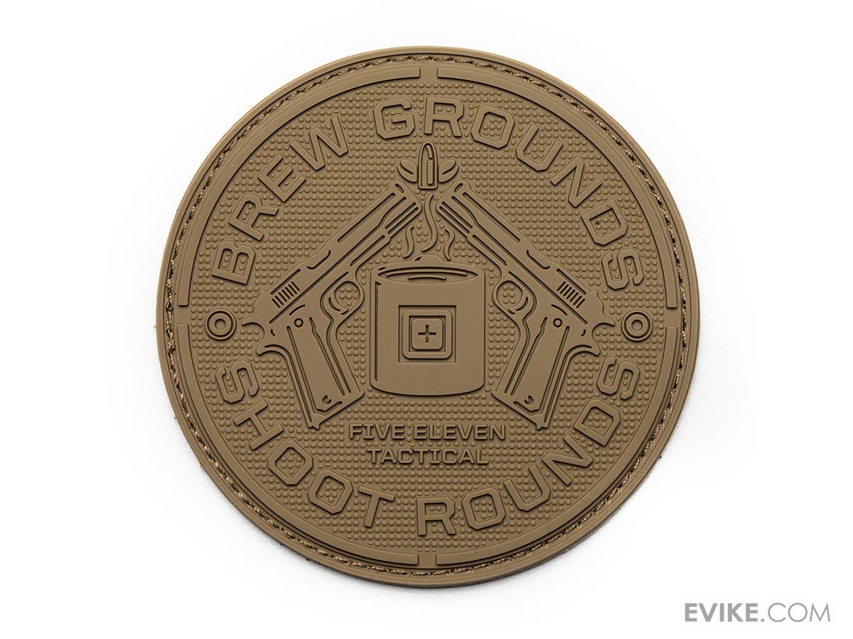 5.11 Tactical "Brew Grounds Desert" PVC Morale Patch, Tactical Gear ...