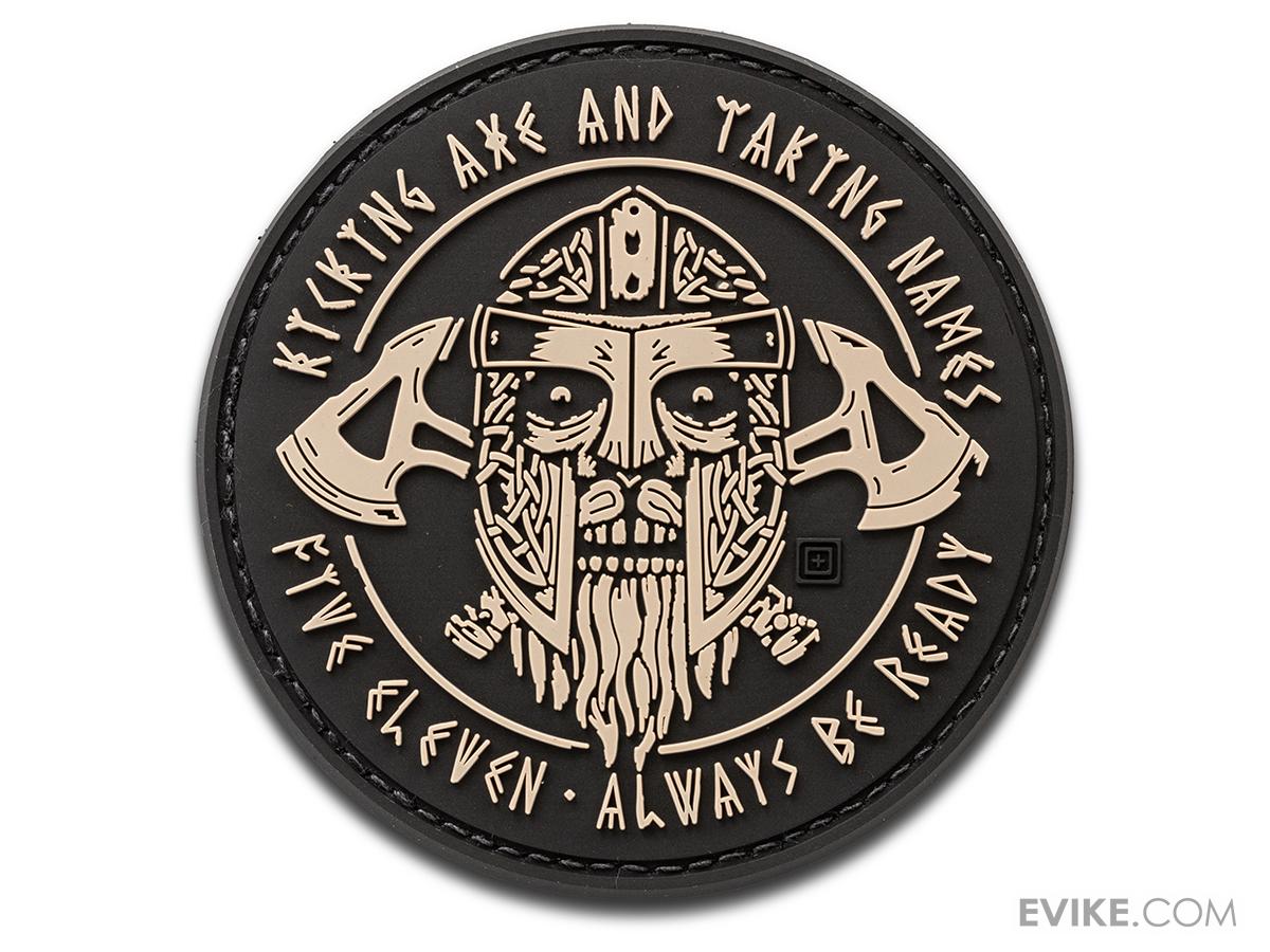 5.11 Tactical "Kicking Axe" PVC Morale Patch, Tactical Gear/Apparel ...