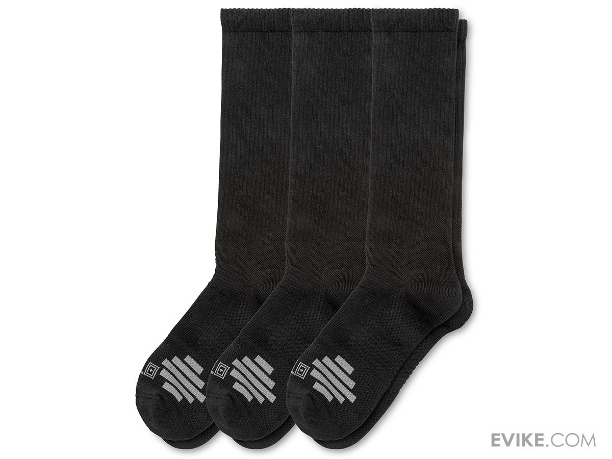 5.11 Tactical Duty Ready Plus OTC Socks (Color: Black / Medium / 3 Pack ...