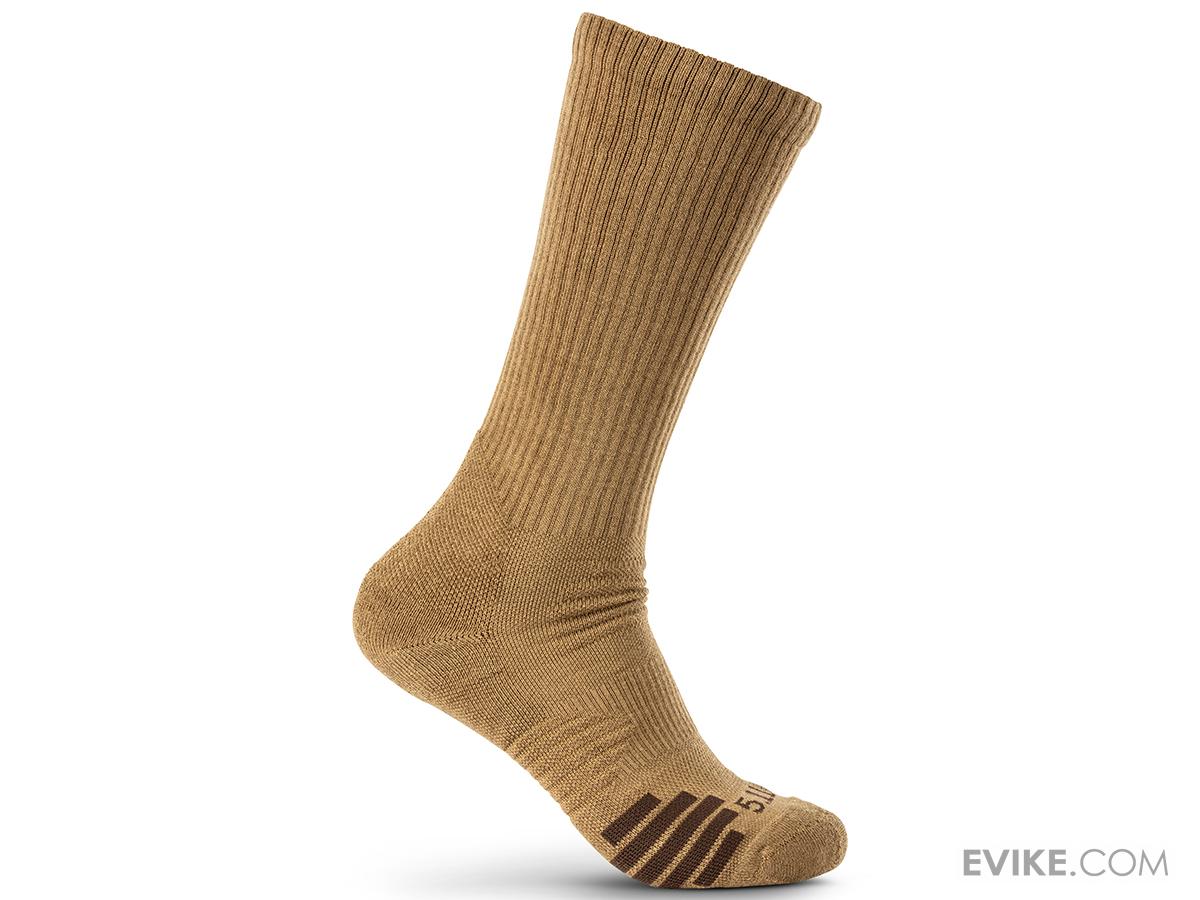 5.11 Tactical Duty Ready Plus OTC Socks (Color: Dark Coyote / Medium ...