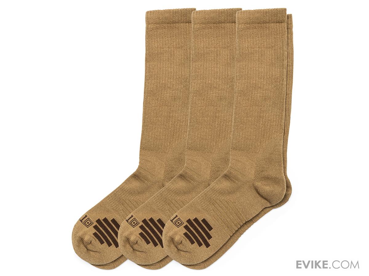 5.11 Tactical Duty Ready Plus OTC Socks (Color: Dark Coyote / Medium ...