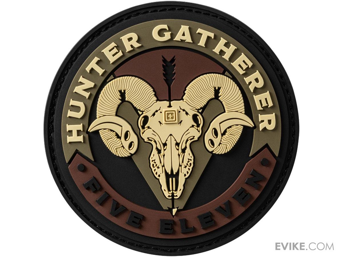 5.11 Tactical "Hunter Gatherer" Hook & Loop PVC Morale Patch, Tactical ...