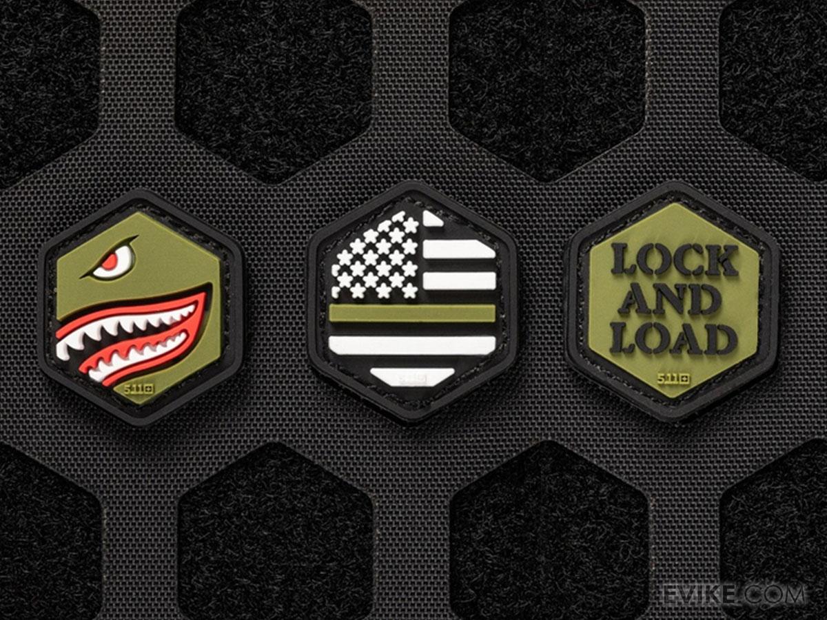 5.11 Tactical Hex Morale Patch Set (Style: Armed Forces), Tactical Gear ...