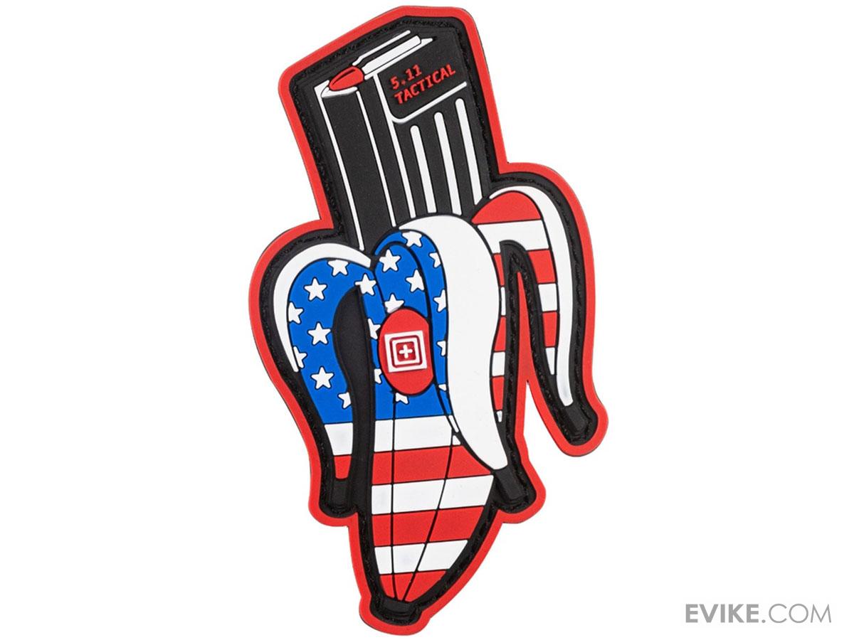 5.11 Tactical "Banana Clip USA" PVC Morale Patch, Tactical Gear/Apparel ...