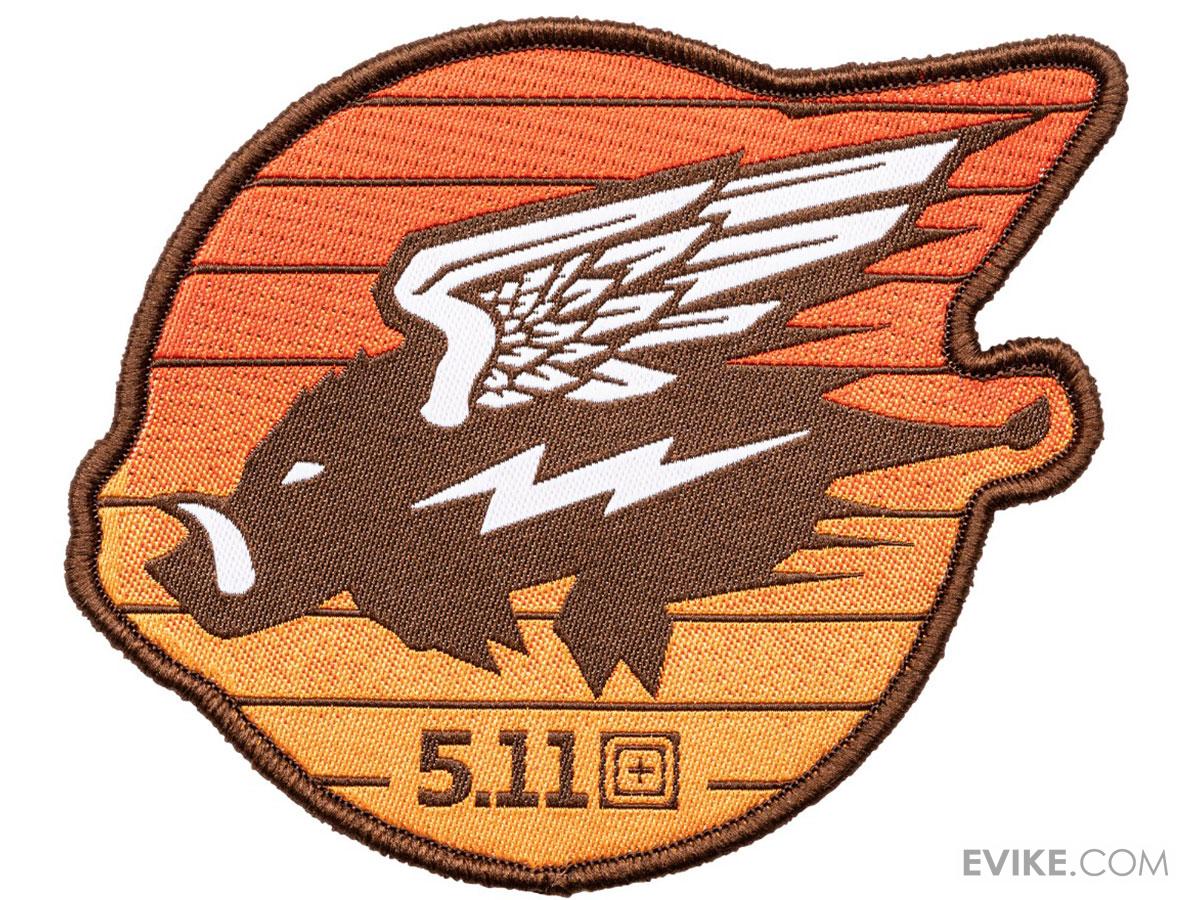 5.11 Tactical "Flying Hog" Embroidered Morale Patch, Tactical Gear ...