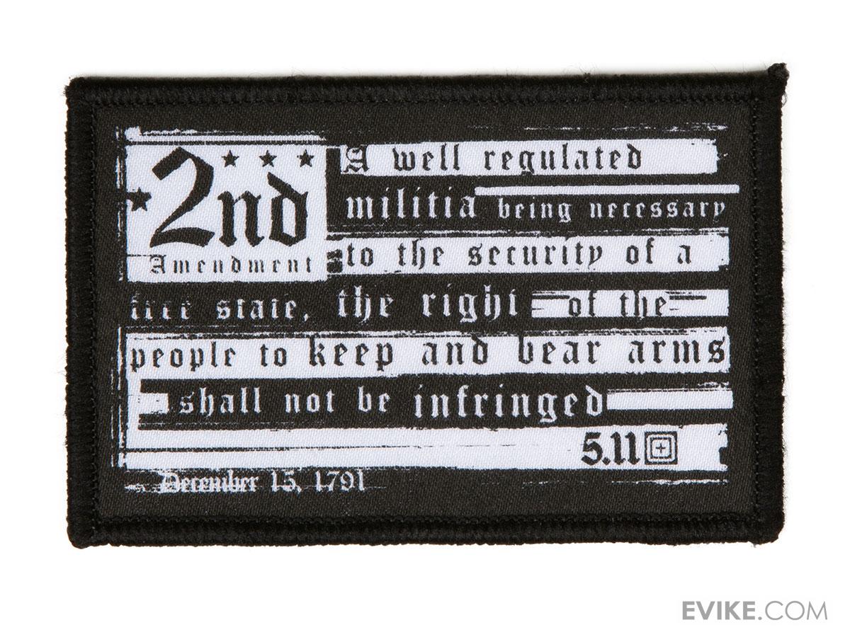 5.11 Tactical "2nd Amendment" Embroidered Morale Patch, Tactical Gear ...