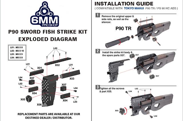 Matrix Swordfish Front End Conversion Kit for FN Herstal King Arms ...