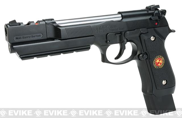 WE-Tech Barry Burton Custom Biohazard M9 GEN II Limited Edition Airsoft ...