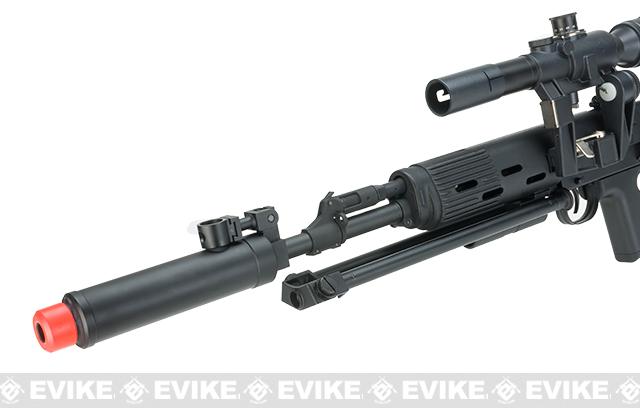 ASP / 6mmProShop OTs-03 SVU Airsoft Bullpup Sniper Rifle AEG with ...