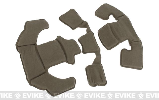 FMA Upgraded Memory Foam Helmet Pad Inserts - Dark Earth, Tactical Gear ...