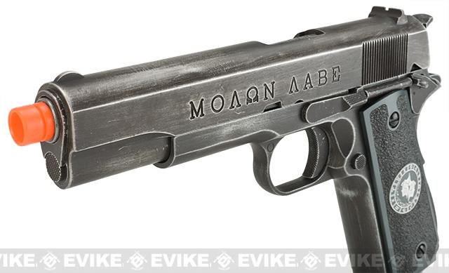 Evike.com "Nostradamus" Custom Armorer Works "Molon Labe" Gas Blowback ...