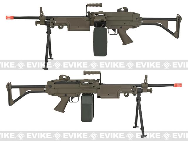 A&K / Cybergun FN Licensed M249 MINIMI SAW Machine Gun w/ Metal ...