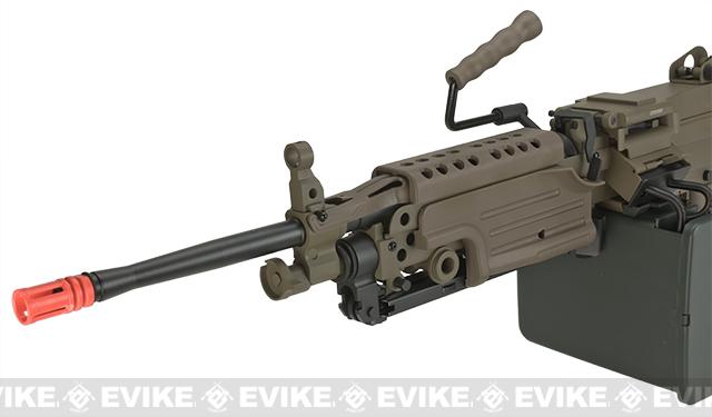 A&K Full Metal M249 Airsoft Machine Gun (Version: MK II / Tan / AEG ...