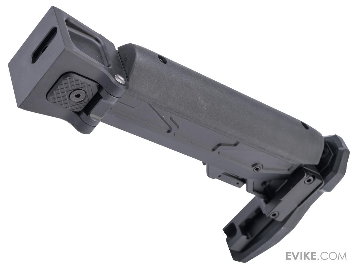5KU Adjustable Folding Stock w/ Cheek Riser for Tokyo Marui AKM Airsoft ...