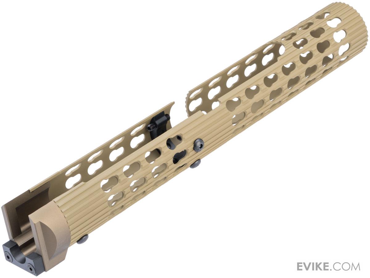 5KU Tubular Keymod Handguard for AK Airsoft AEG Rifles (Model: Tan / VS ...