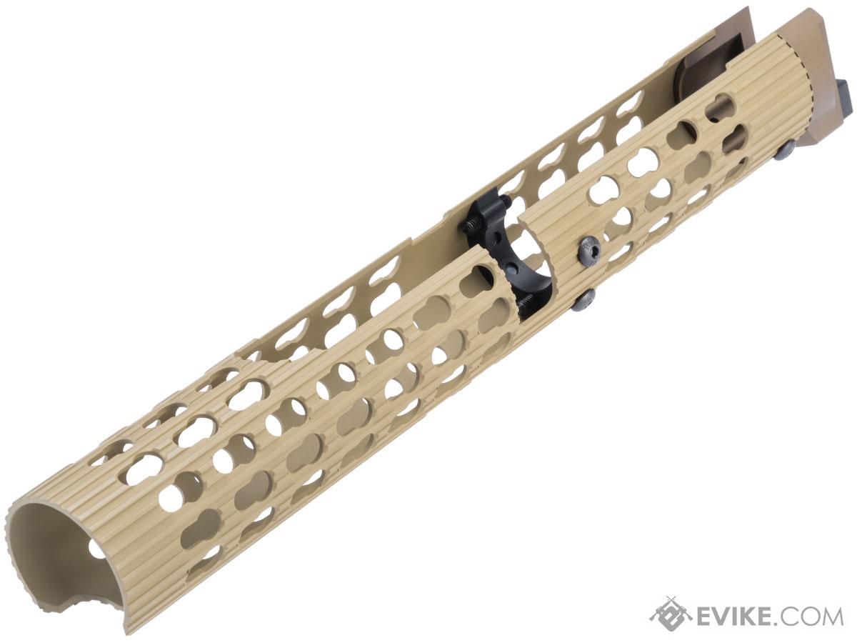 5KU Tubular Keymod Handguard for AK Airsoft AEG Rifles (Model: Tan / VS ...