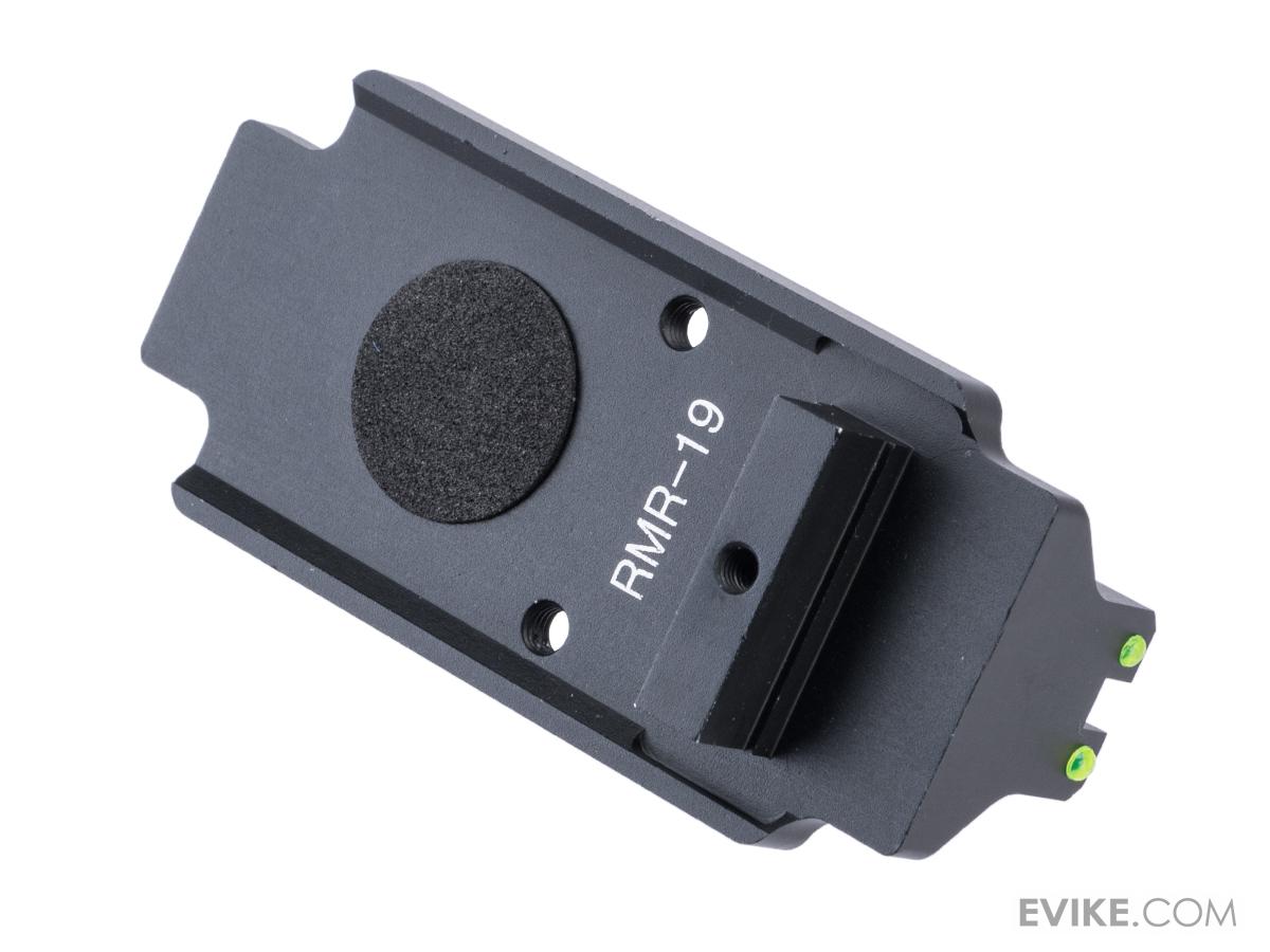 5KU Fiber Optic RMR Mount Base for Elite Force / UMAREX GLOCK, ISSC M22, SAI BLU, Lonewolf ...