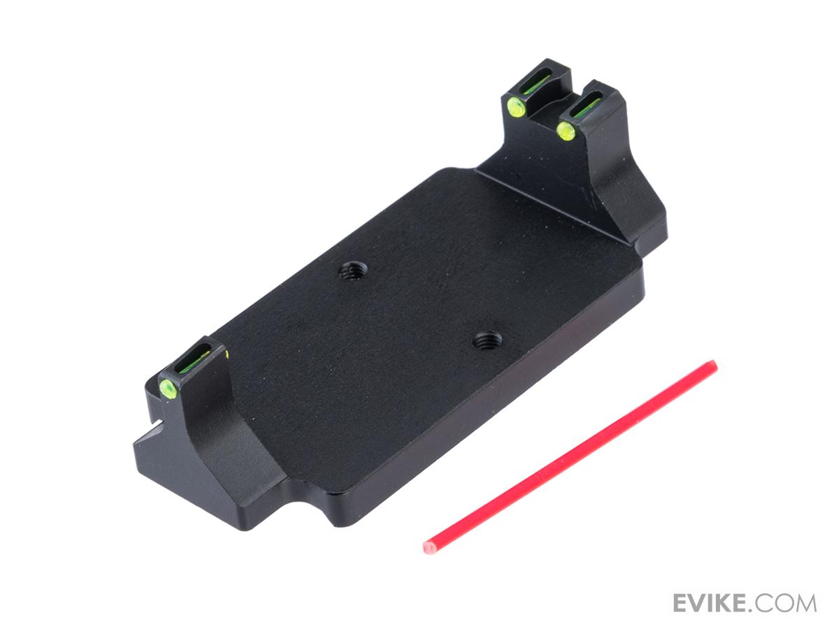 5KU Fiber Optic RMR Mount Base for Elite Force / UMAREX GLOCK, ISSC M22, SAI BLU, Lonewolf ...