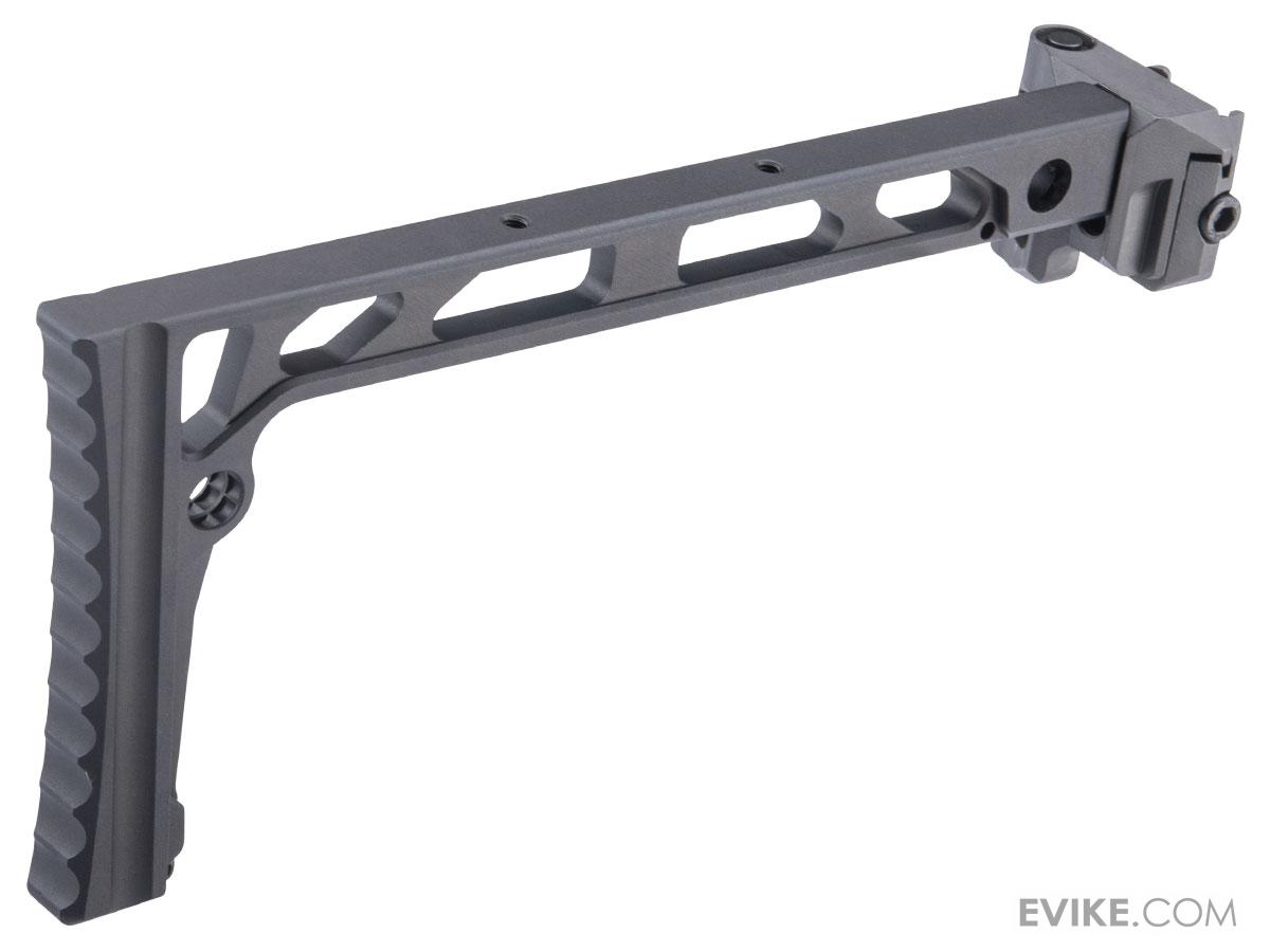 5KU Skeletonized Folding Stock for Picatinny Rail Mounts (Model: Flat ...
