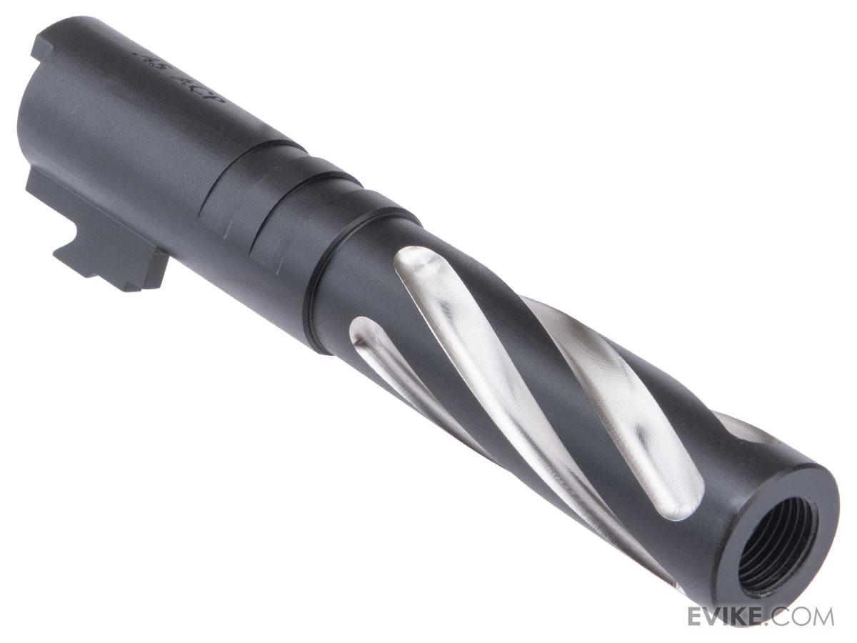 5KU Tornado Stainless Spiral Fluted Outer Barrel for Tokyo Marui Hi ...