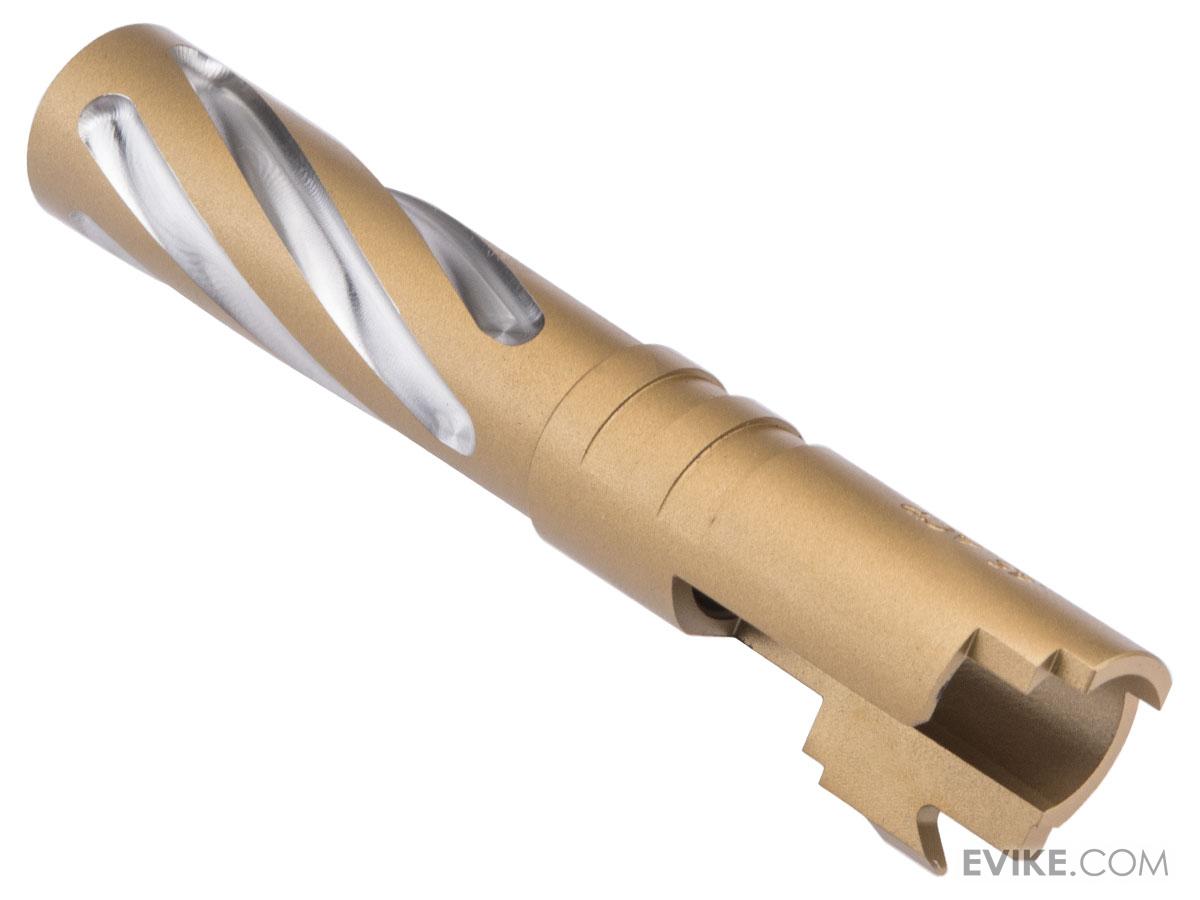 5KU Tornado Stainless Spiral Fluted Outer Barrel for Tokyo Marui Hi ...