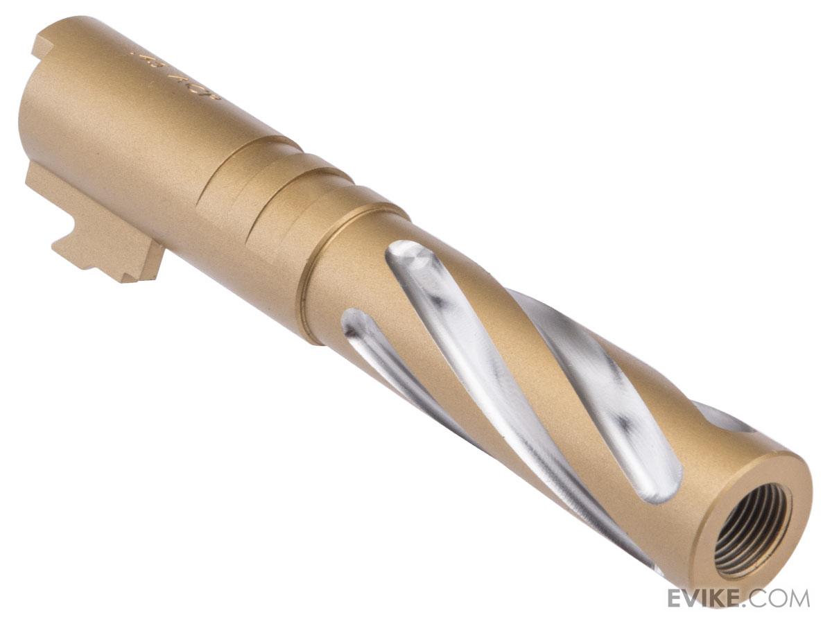 5KU Tornado Stainless Spiral Fluted Outer Barrel for Tokyo Marui Hi ...