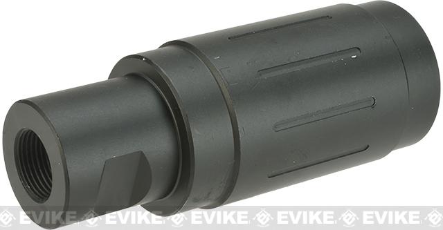 5KU Metal Alloy Linear Style Compensator for Airsoft Rifles - 14mm ...