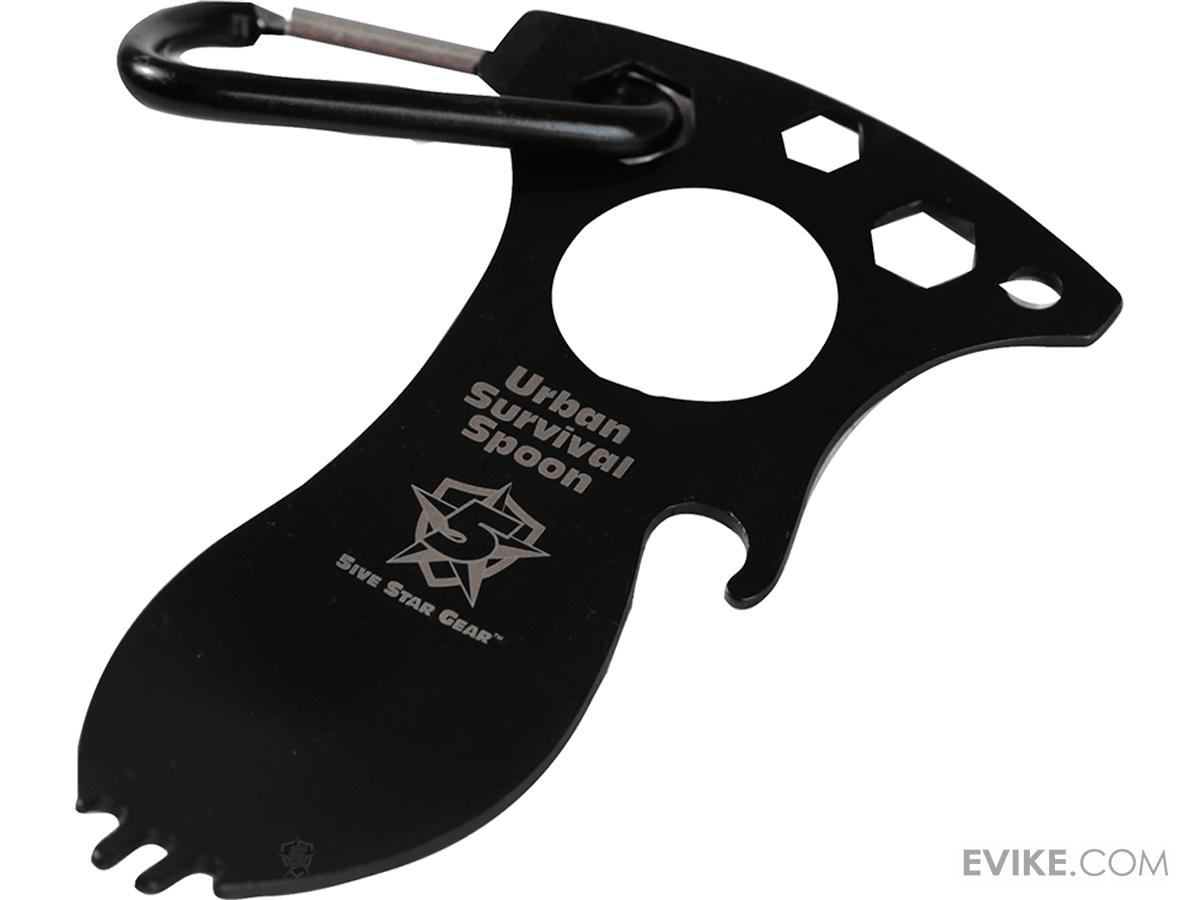 5ive Star Gear Survival Spoon (Color: Black), Tactical Gear/Apparel ...