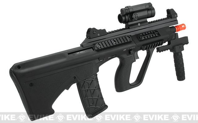 ASG Proline Licensed Steyr AUG A3 XS Commando Airsoft AEG Rifle (Color ...