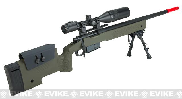 ASG Licensed McMillan M40A5 Gas Powered Bolt Action Airsoft Sniper ...