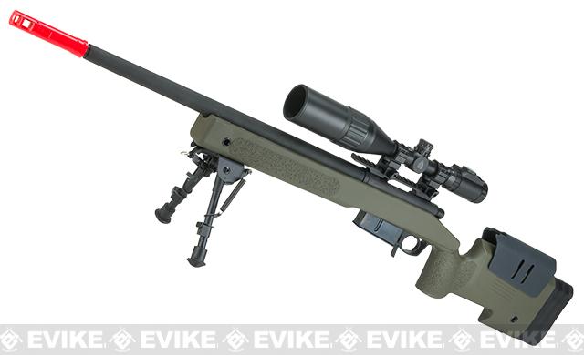 ASG Licensed McMillan M40A5 Gas Powered Bolt Action Airsoft Sniper ...