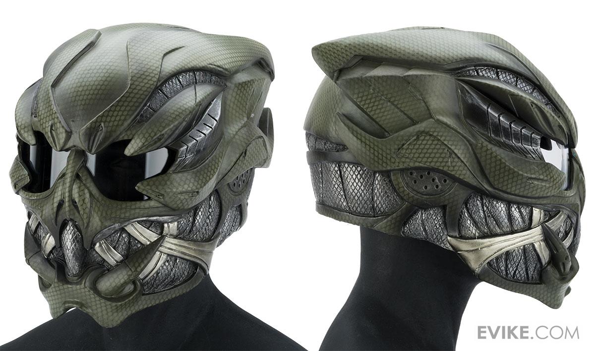Evike.com R-Custom Fiberglass "Crysis Gunner" Full Face Helmet with ...