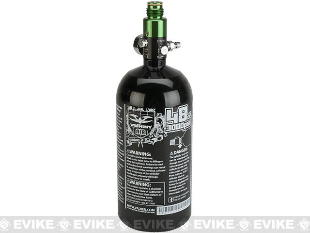 Valken V12 48/3000 HPA Air Tank with DOT-TC SLP Regulator - Aluminum ...
