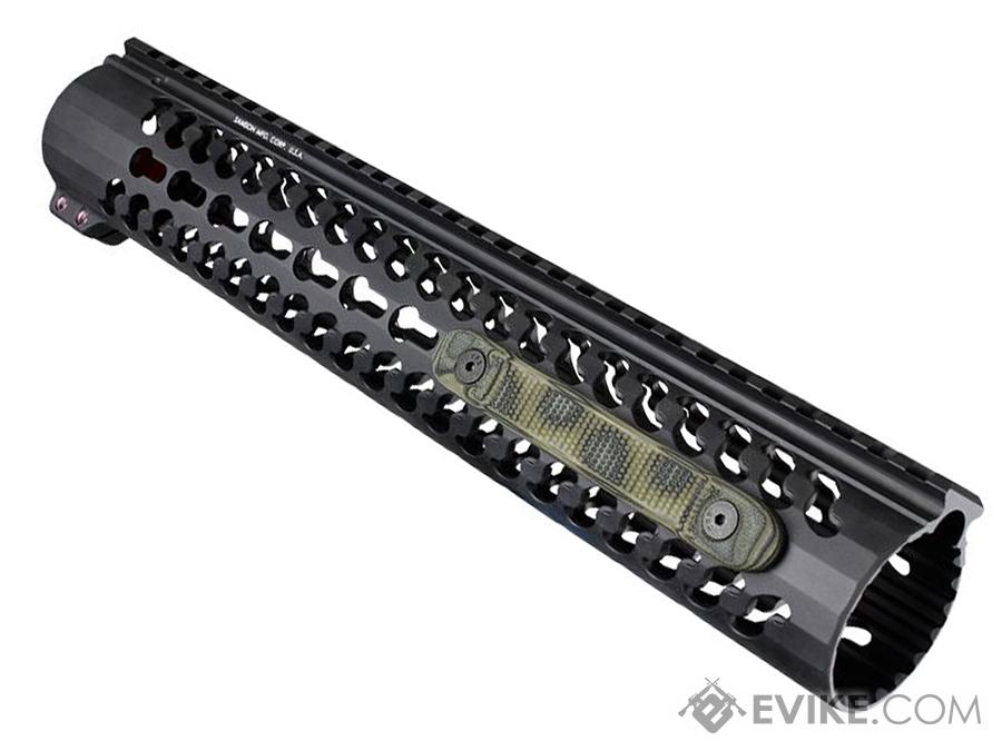 Hogue KeyMod G10 Rail Cover with Mini Piranha Texture (Color: Green ...