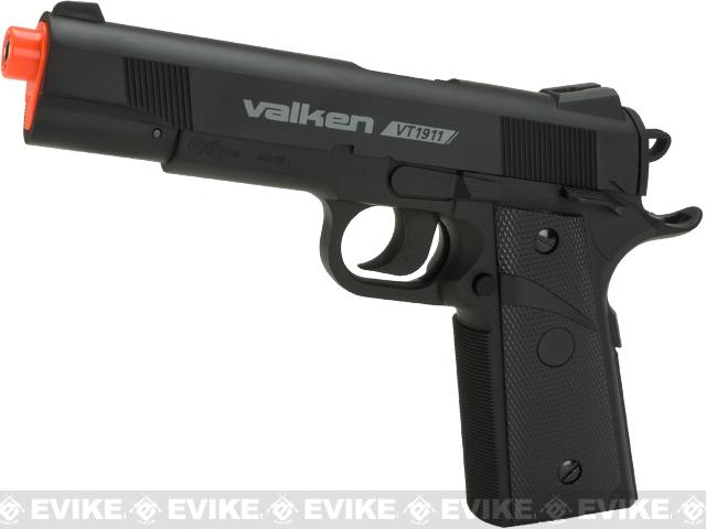 Valken V Tactical 1911 CO2 Powered Non-Blowback Airsoft Pistol, Airsoft ...