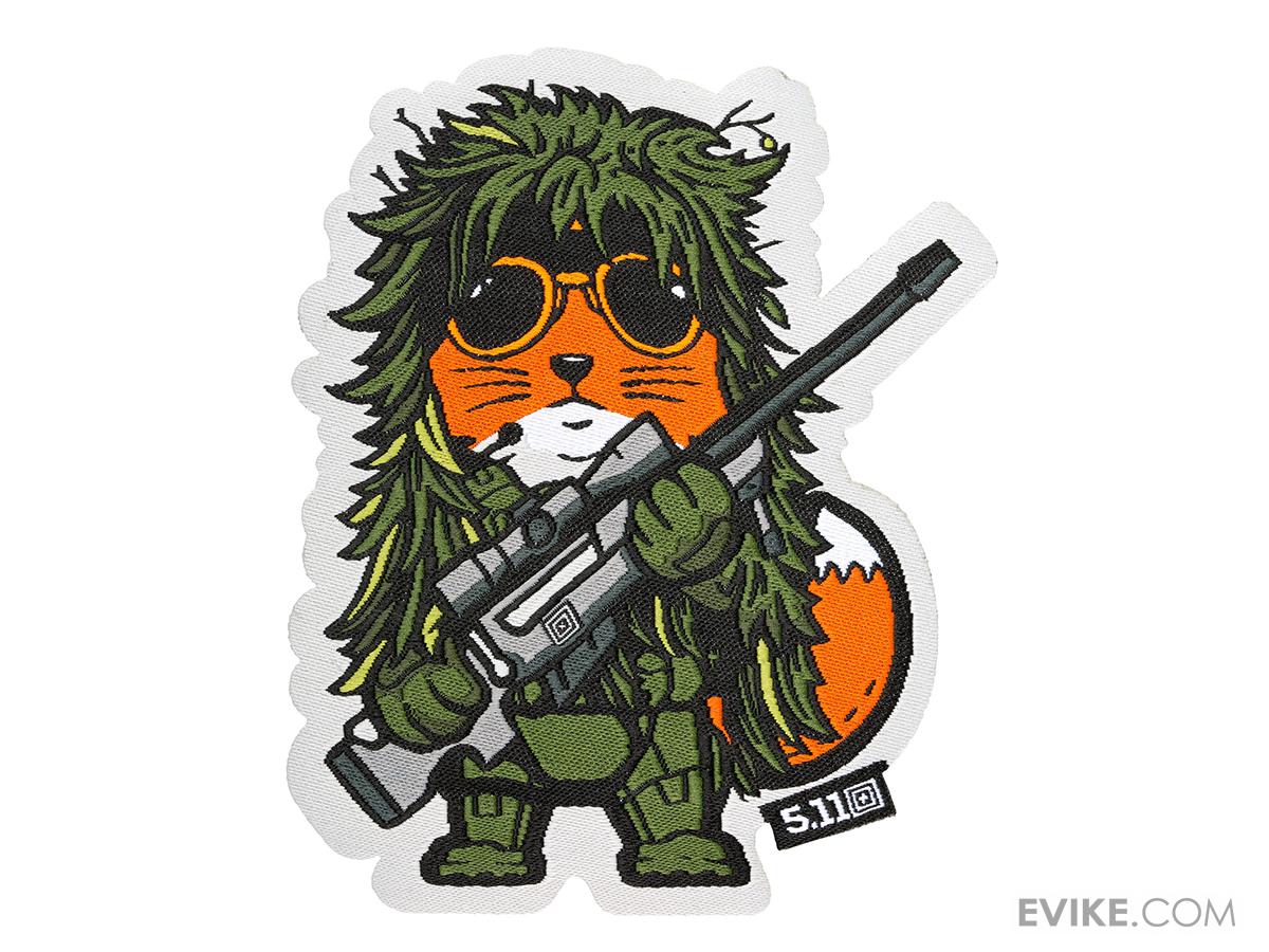 5.11 Tactical "Tactical Fox Sniper" Embroidered Hook and Loop Morale ...