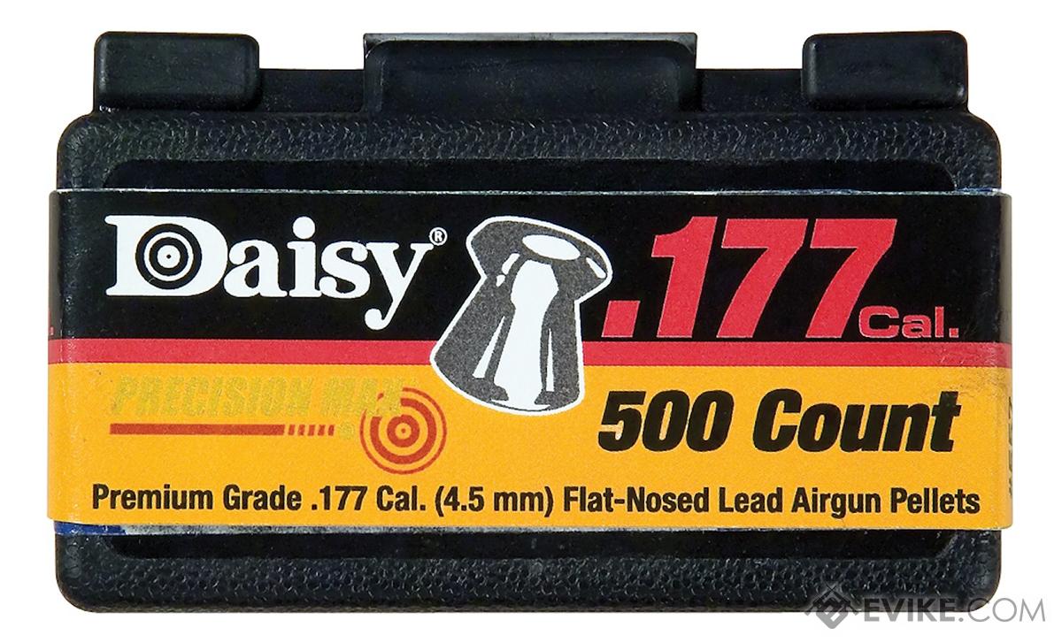Daisy Precision Max .177 Caliber Flat Nosed Lead Airgun Pellets (500 ...