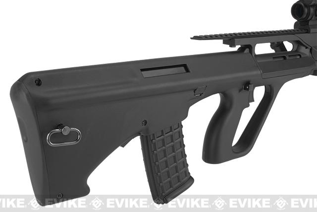 JG Custom Series AUG RAS Full Size Airsoft AEG Rifle - (Package: Rifle ...