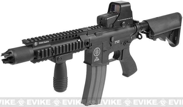 SOCOM Gear PWS Diablo 7" Airsoft AEG Rifle - (Black), Airsoft Guns ...