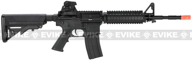 SRC SR-16 M4 RIS Carbine Airsoft AEG Rifle(Color: Black), Airsoft Guns, Airsoft Electric Rifles ...