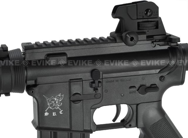 SRC SR-16 M4 RIS Carbine Airsoft AEG Rifle(Color: Black), Airsoft Guns ...